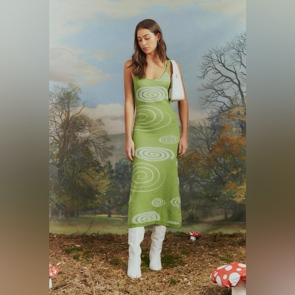 House of Sunny | Dresses | House Of Sunny Hockney Dress Galaxy Green Us ...